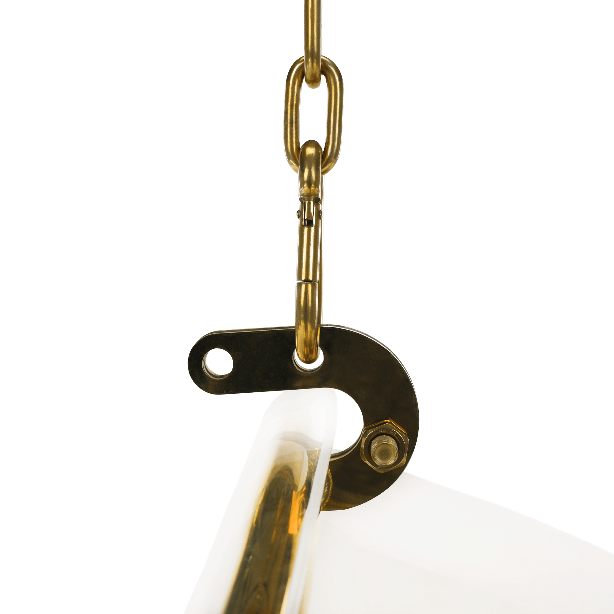 Scaun suspendat Bubble Tip 1, transparent/ auriu/ verde | Kondela.ro