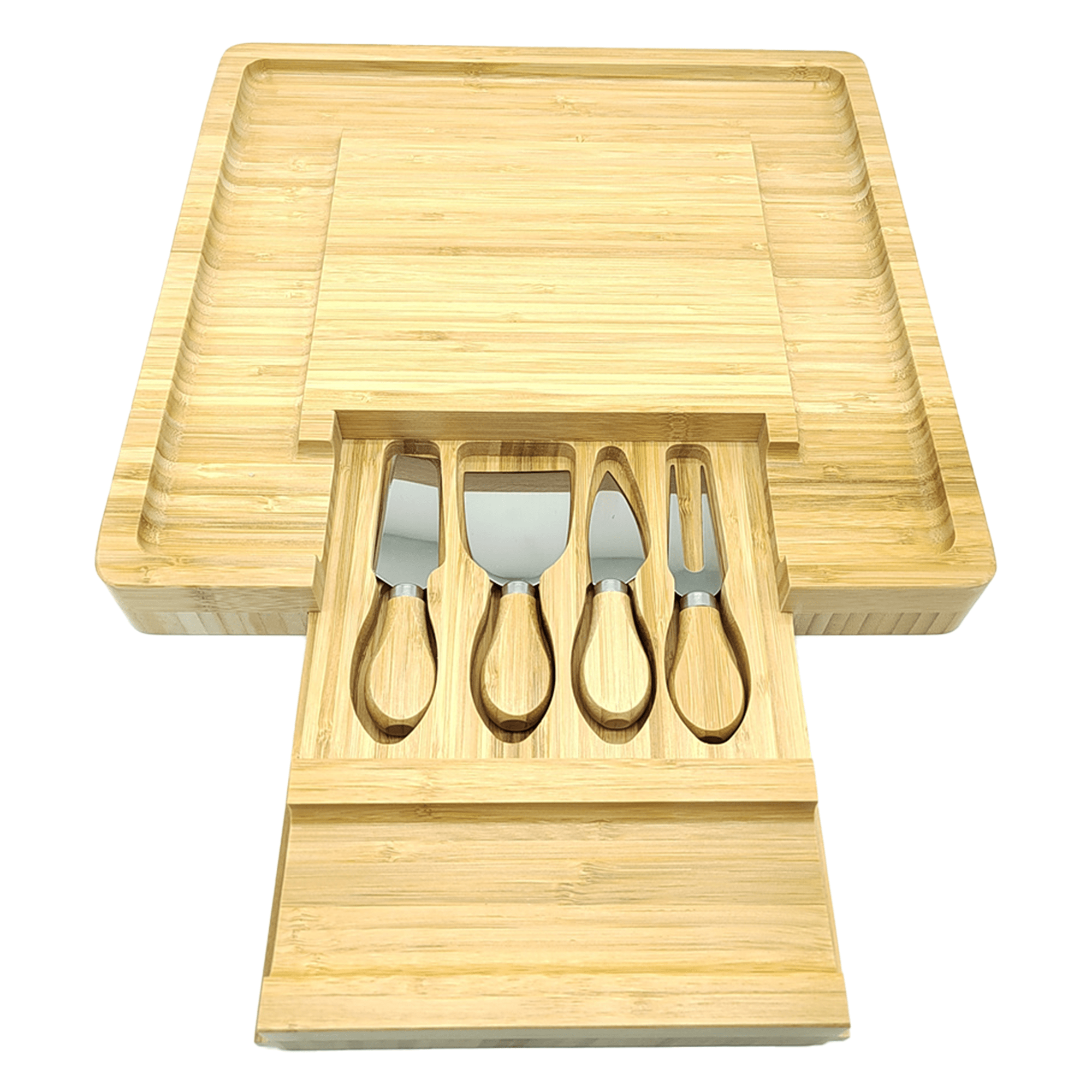 Tavă de brânză cu accesorii MANDOL, natural | Kondela.ro