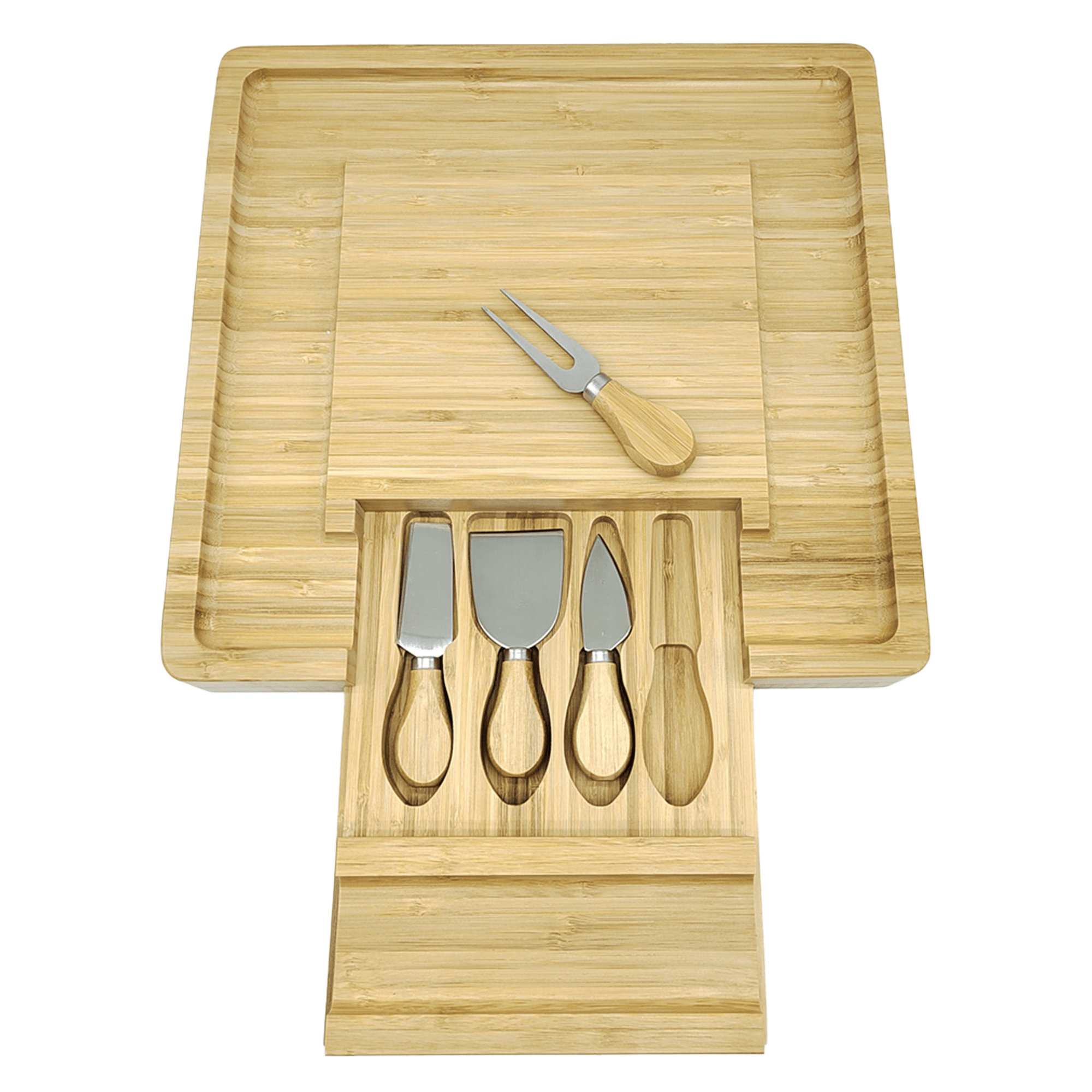 Sajtdeszka tartozékokkal MANDOL, természetes | Kondela.hu