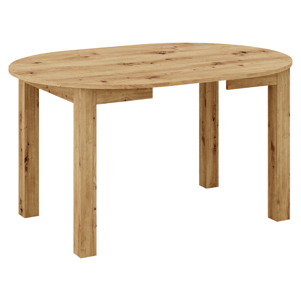 Jedálenský rozkladací stôl, dub artisan, 103-142x76 cm, HARRY ...