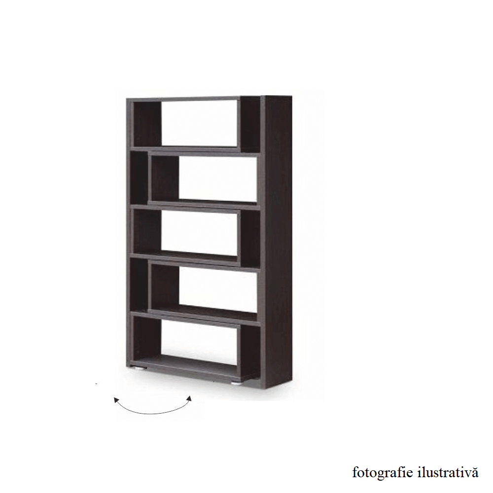 Etajeră Kloe II, stejar sonoma, PAL melaminat | Kondela.ro