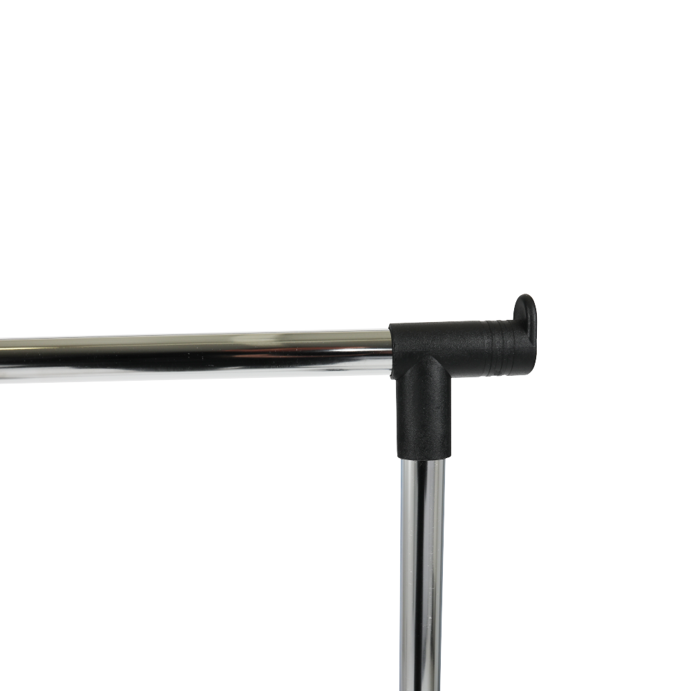 Cuier mobil Soren, crom/plastic negru | Kondela.ro