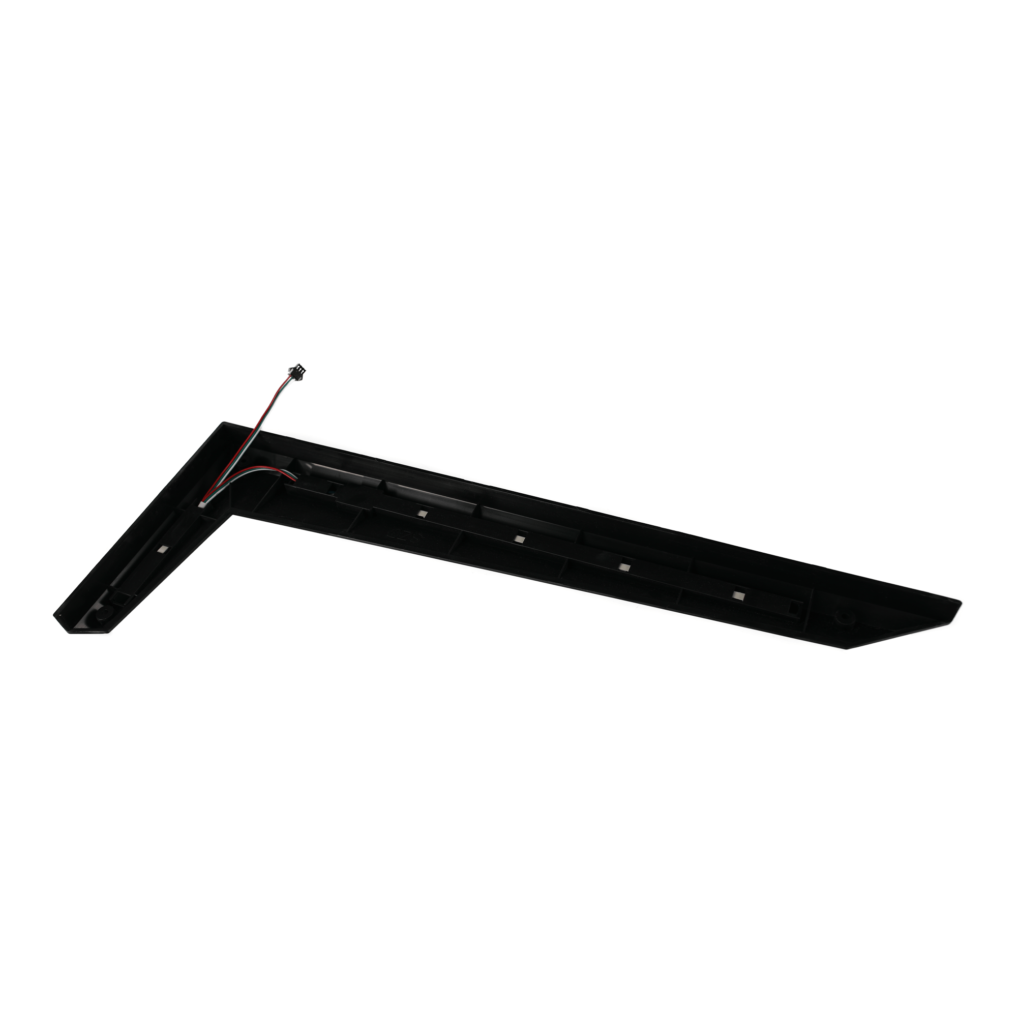 Gamer asztal Mackenzie, LED világítás, 140 cm | Kondela.hu