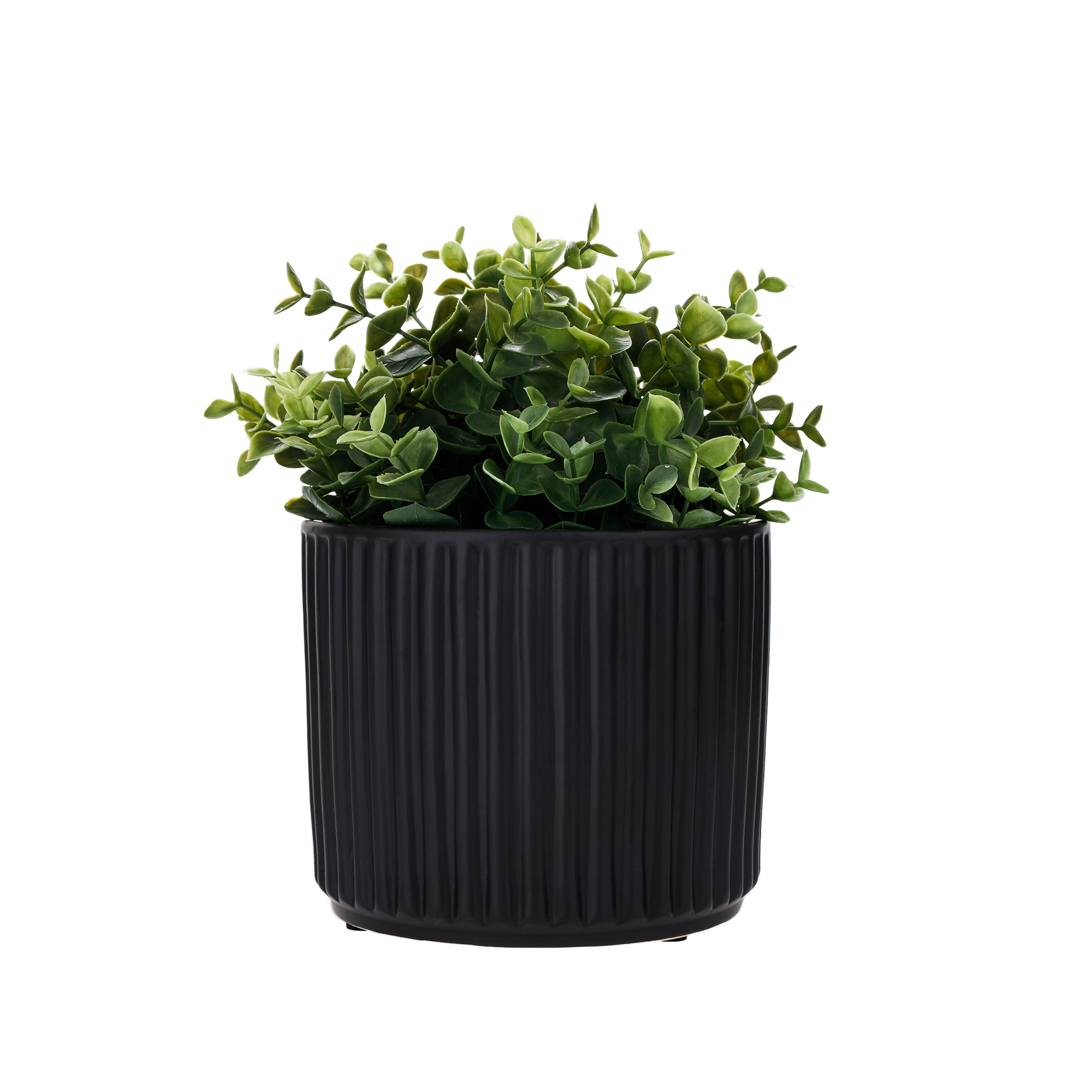 Ghiveci de ceramică Kelso TIP 2, lac negru mat / colorat | Kondela.ro